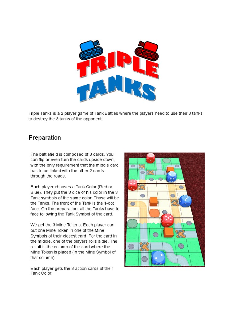 Triple Tanks Rules | PDF | Tanks