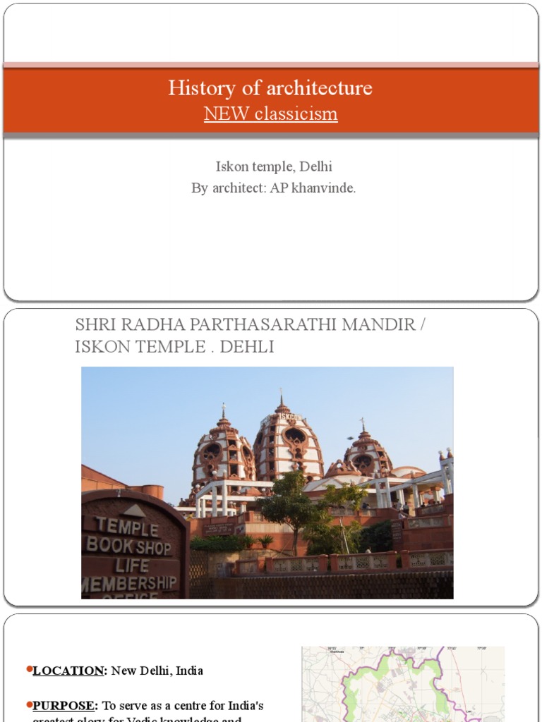 ISKCON Temple Delhi: Architecture & Features | PDF | Indian Religions