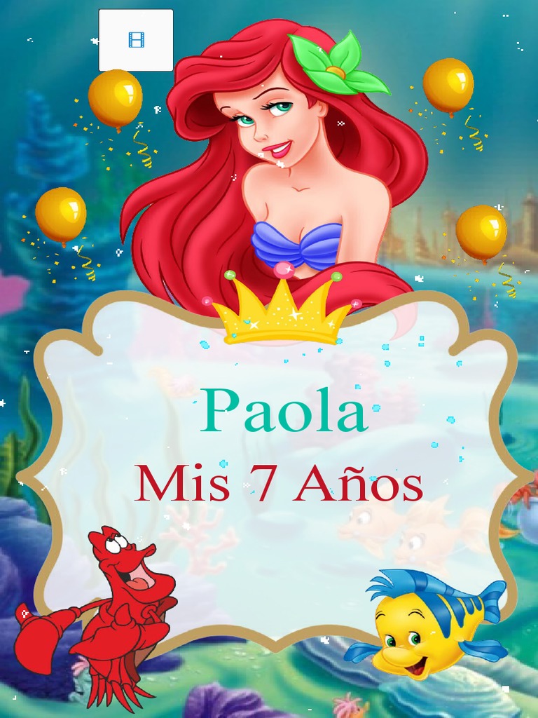 Invitacion Virtual Editable Ariel | PDF