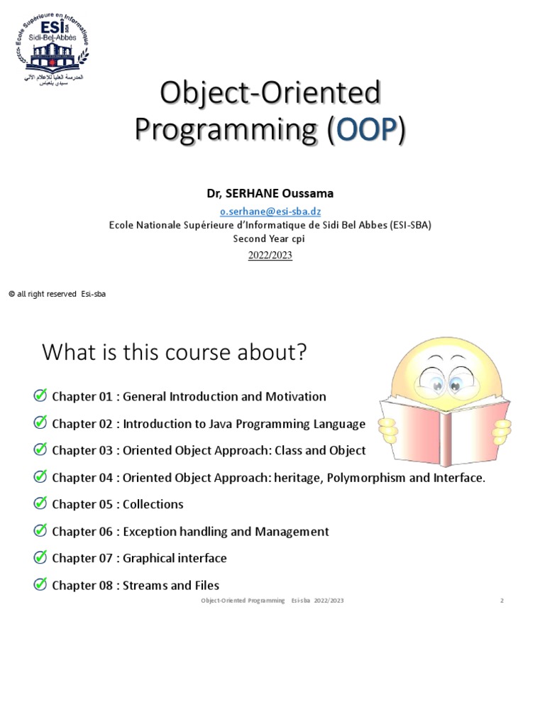 Chp 1 Pdf Object Oriented Programming Computer Programming 0811