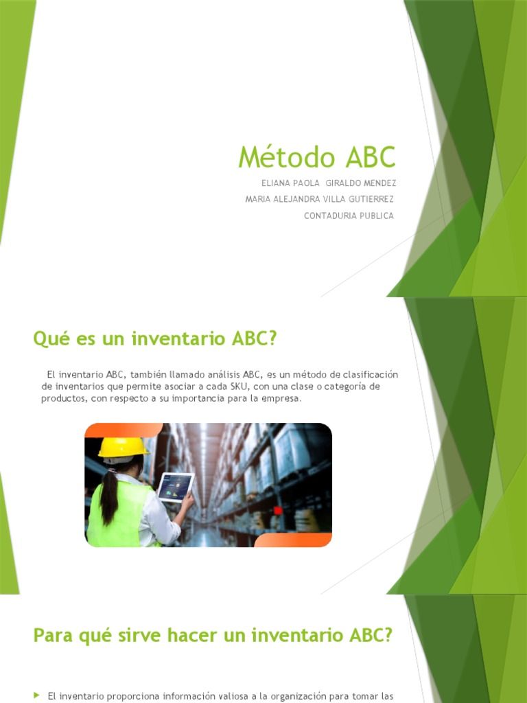 Método ABC Eli | PDF | Inventario | Business