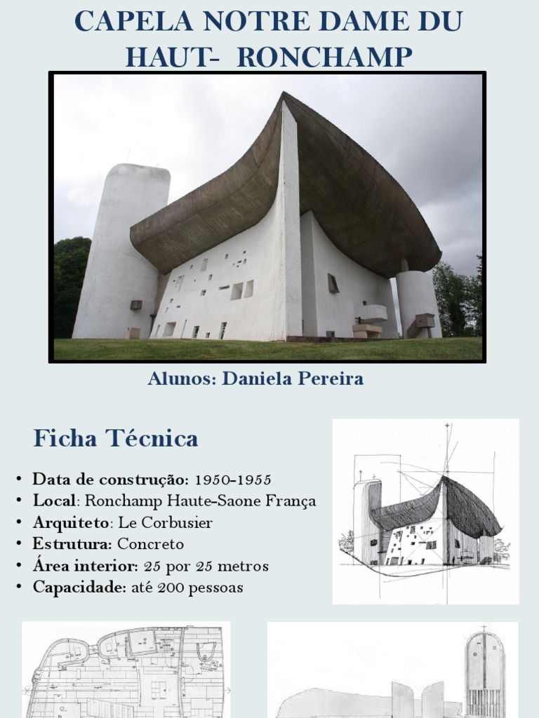 Capela Notre Dame Ronchamp Le Corbusier | PDF