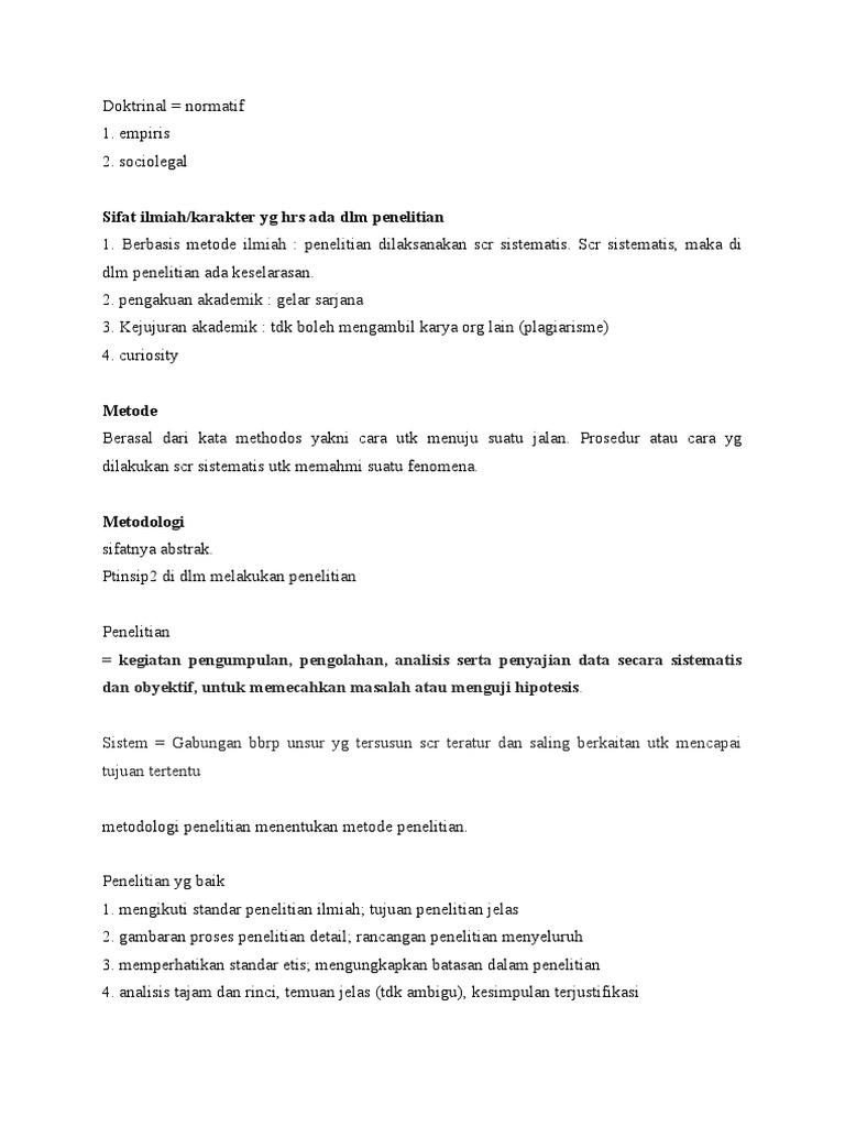 Catatan MPPH 2 | PDF