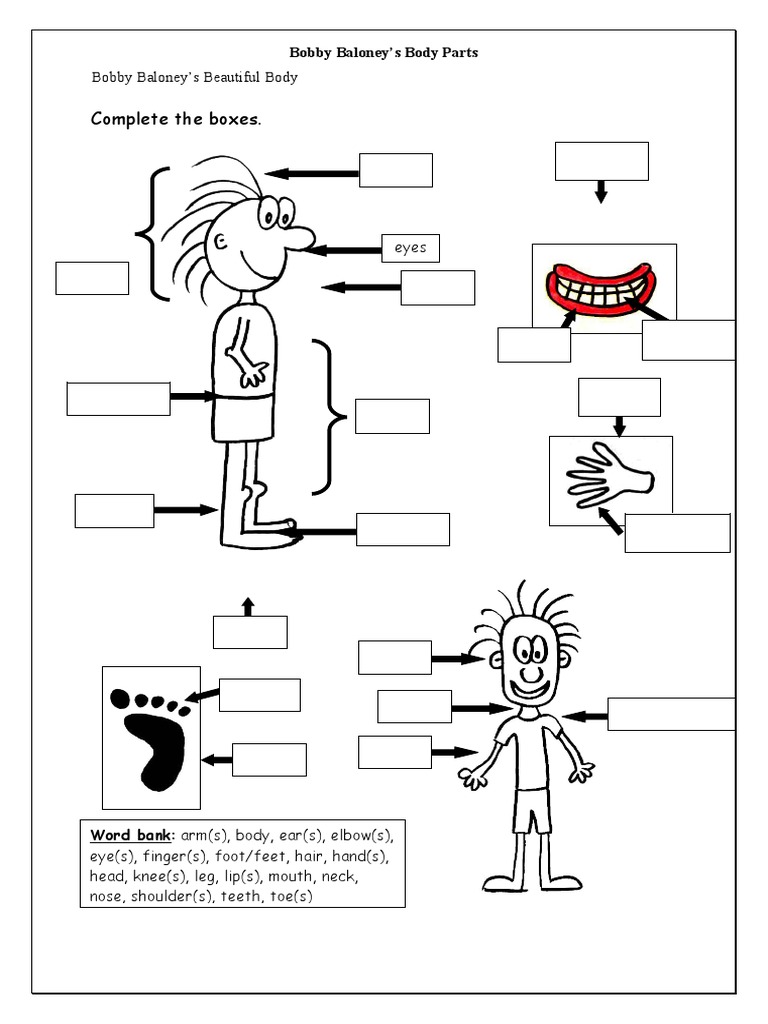 Bobby-Baloneys-Body-Parts-Fun-Activities-Games - 683 (Autoguardado) | PDF