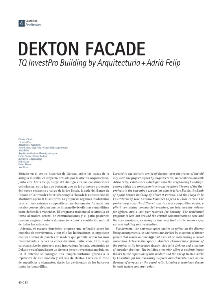 Dekton FACADE | PDF
