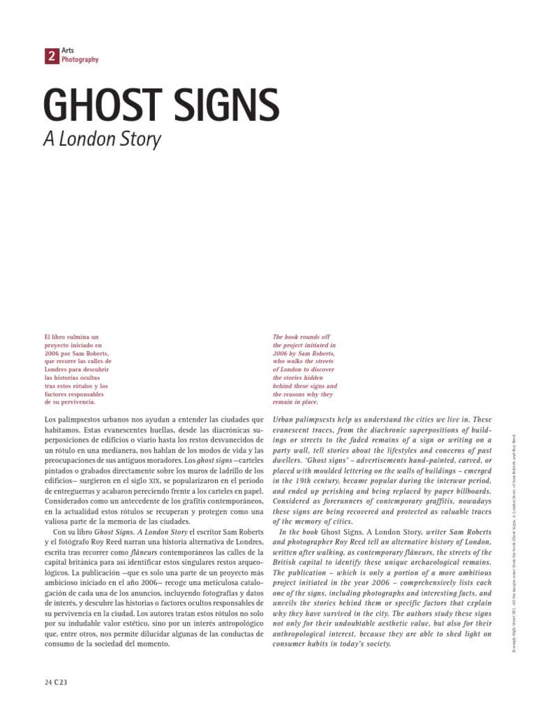 Ghost Signs | PDF
