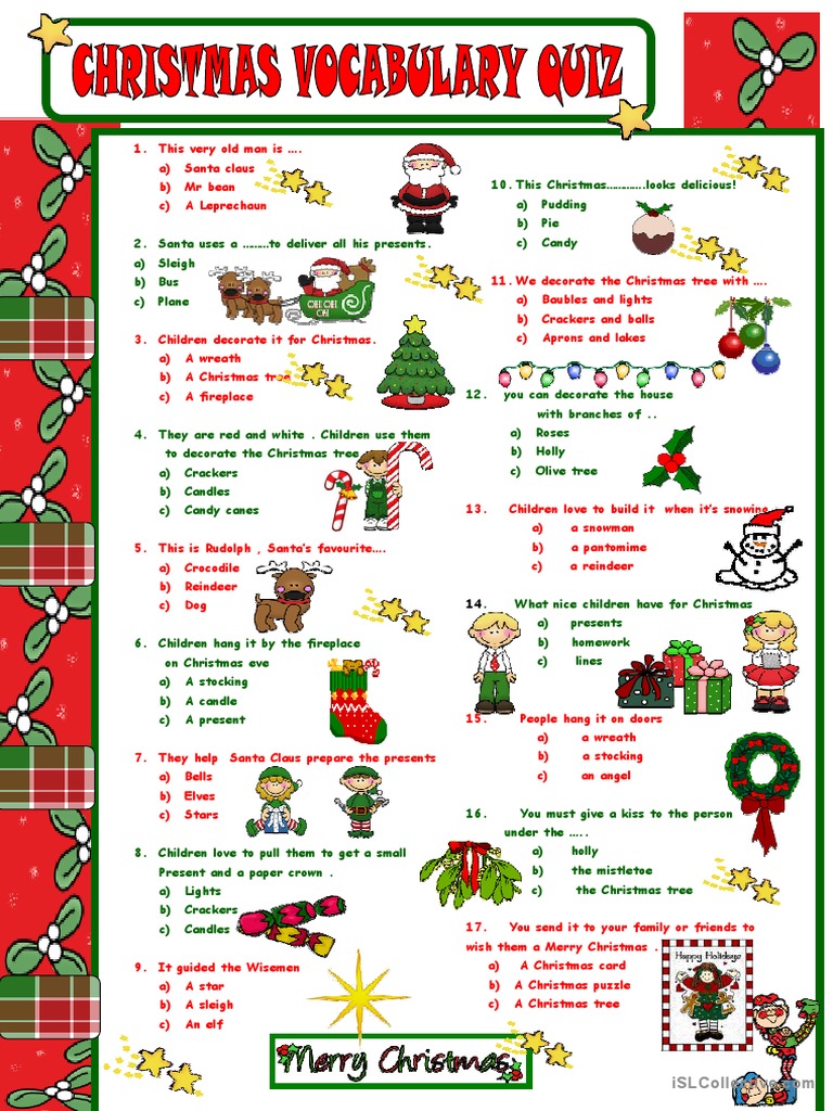 Christmas Quiz PDF | PDF | Christmas | Santa Claus