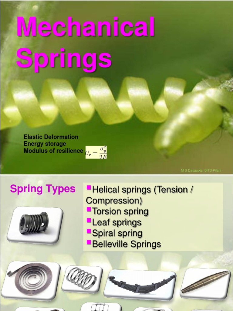 7 Springs PDF | PDF | Strength Of Materials | Buckling