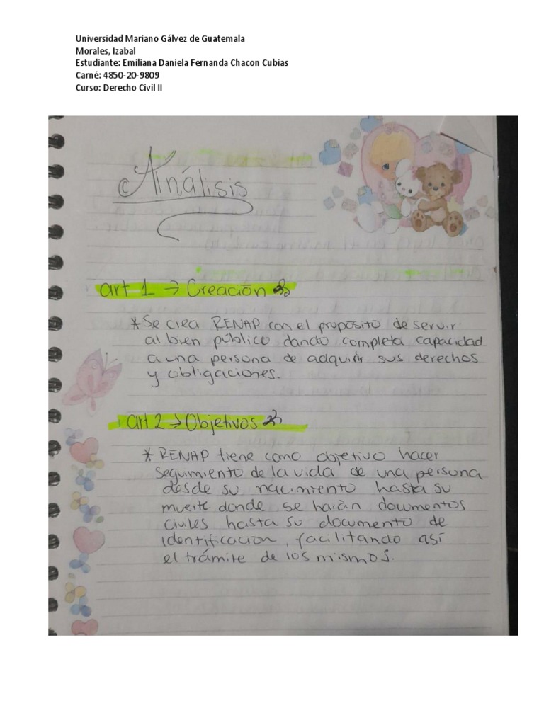 Analisis RENAP | PDF