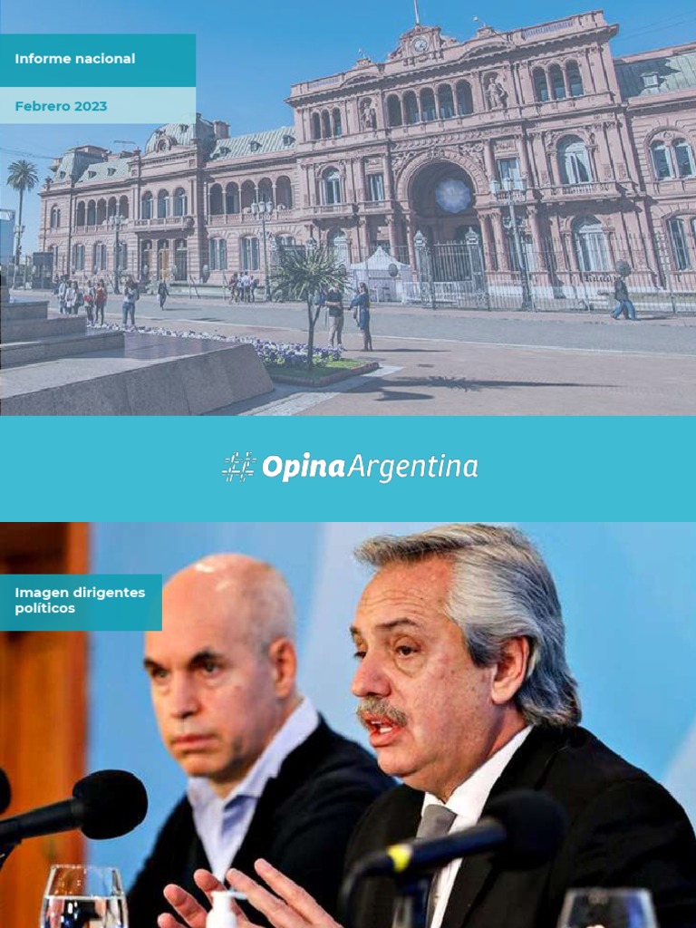 Encuesta Nacional - Opina Argentina | PDF | Mauricio Macri | Argentina