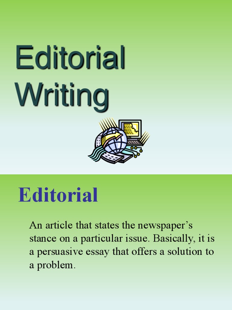 Editorial Writing | PDF