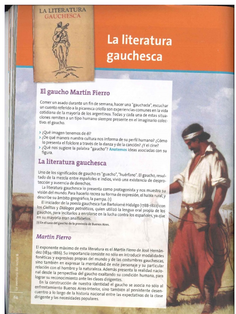 La Literatura Gauchesca | PDF