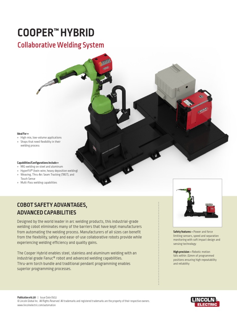Cooper Hybrid: Collaborative Welding System | PDF | Welding | Construction