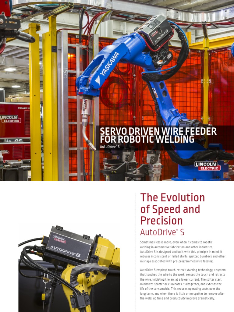 Servo Driven Wire Feeder For Robotic Welding: Autodrive S | PDF