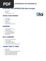 Speaking Questions B1 | PDF | Language Arts & Discipline