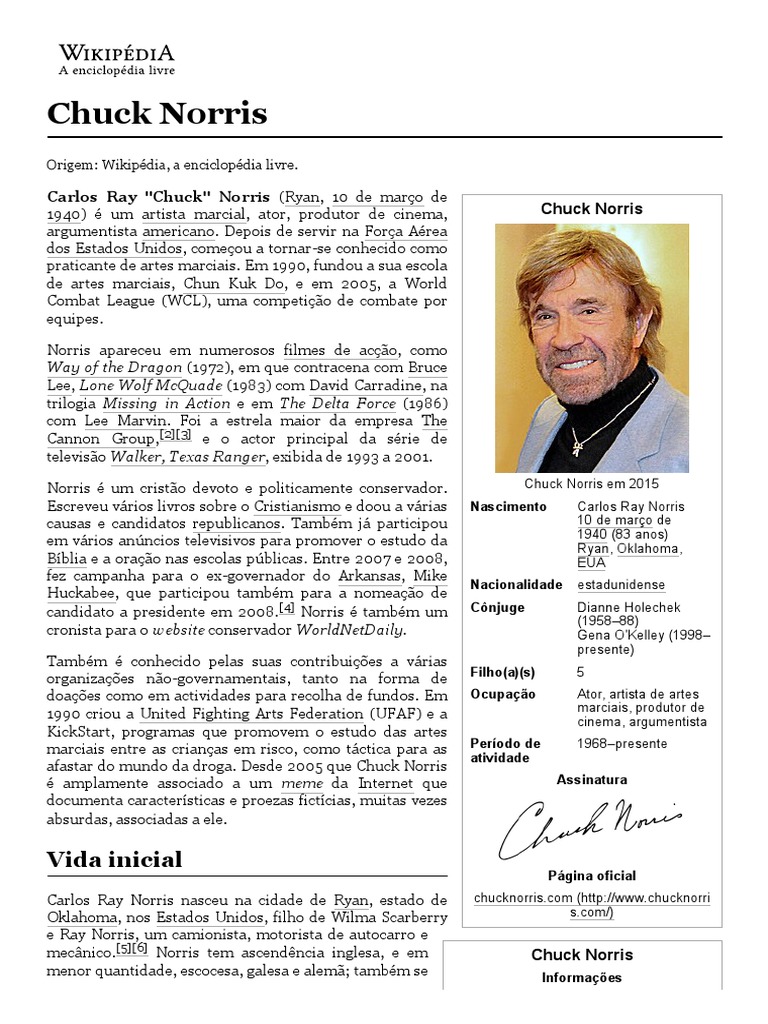 Chuck Norris 2023 | PDF