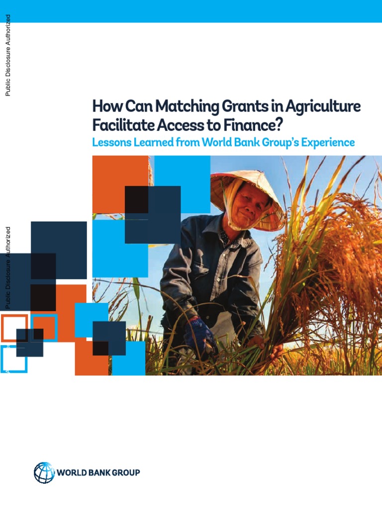 How Can Matching Grants in Agriculture Facilitate Access To Finance ...
