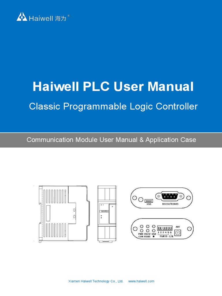 User's Manual of Haiwell Classic PLC Communication Module | PDF