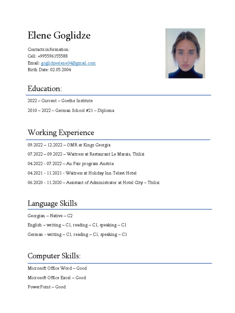 English CV PDF | PDF