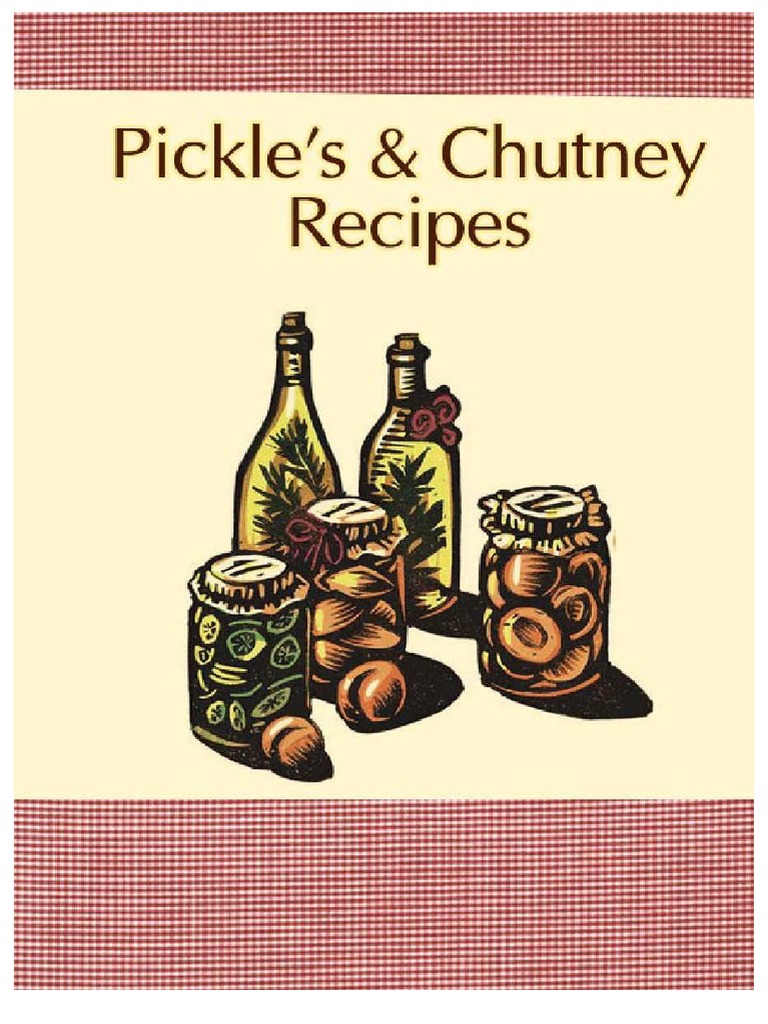 Pickles Chutney Recipes PDF | PDF | Chutney | Pickling