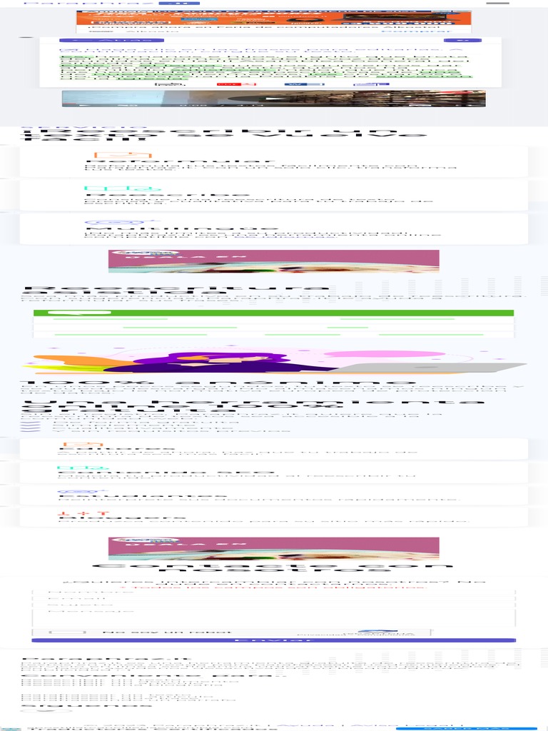 Paraphraz - It Reescribir y Parafrasear Online Textos de Forma Gratuita PDF | PDF | Informática