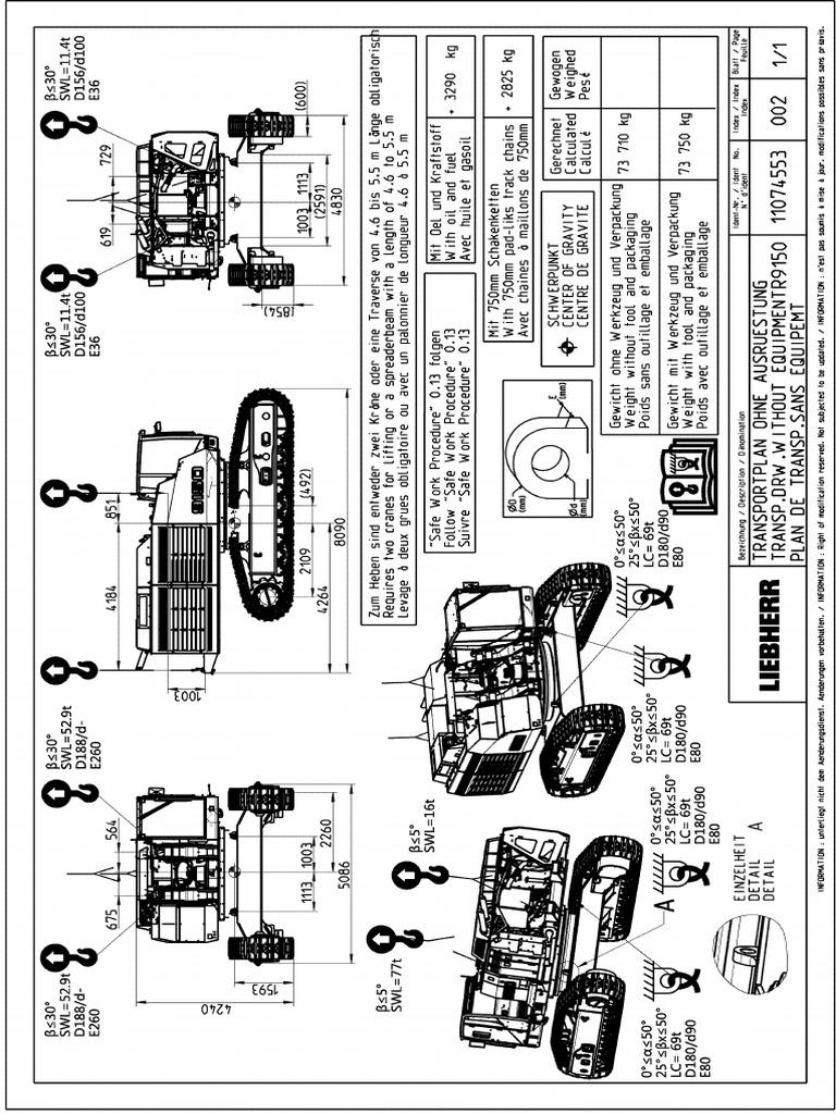 Liebherr R9150-2 | PDF