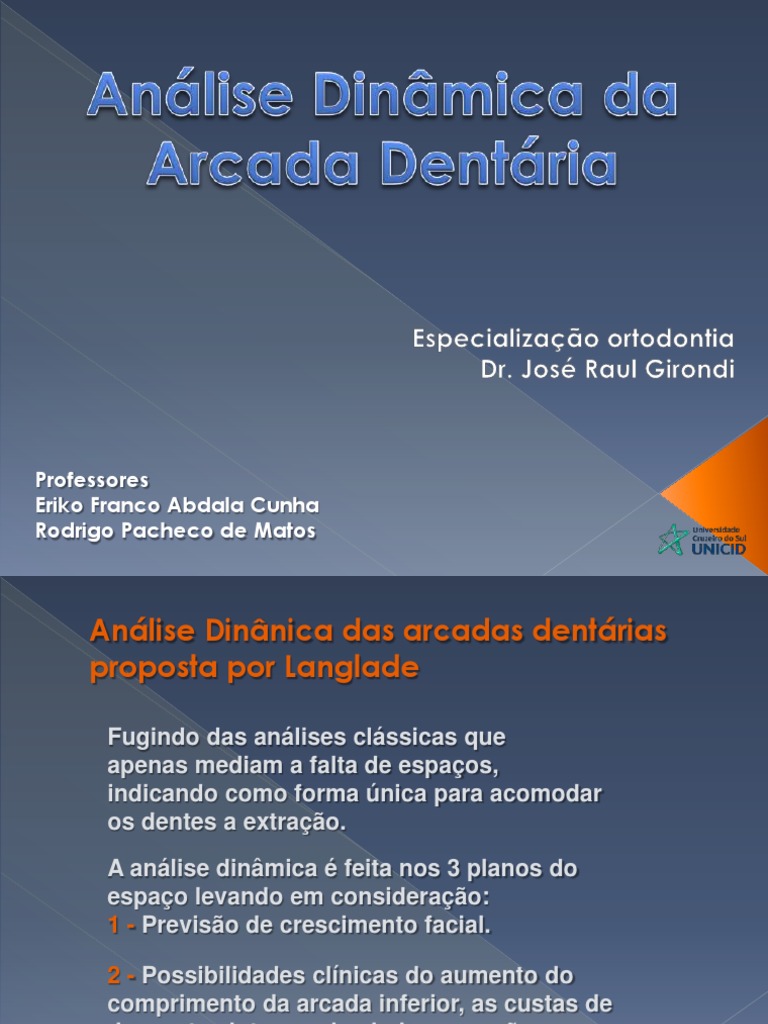 Aula Análise Dinâmica Da Arcada Dentária PDF 2 PDF | PDF