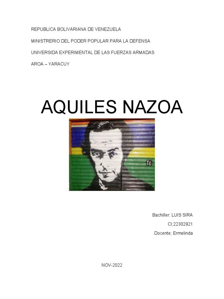 Aquiles Nazoa Ensayo | PDF