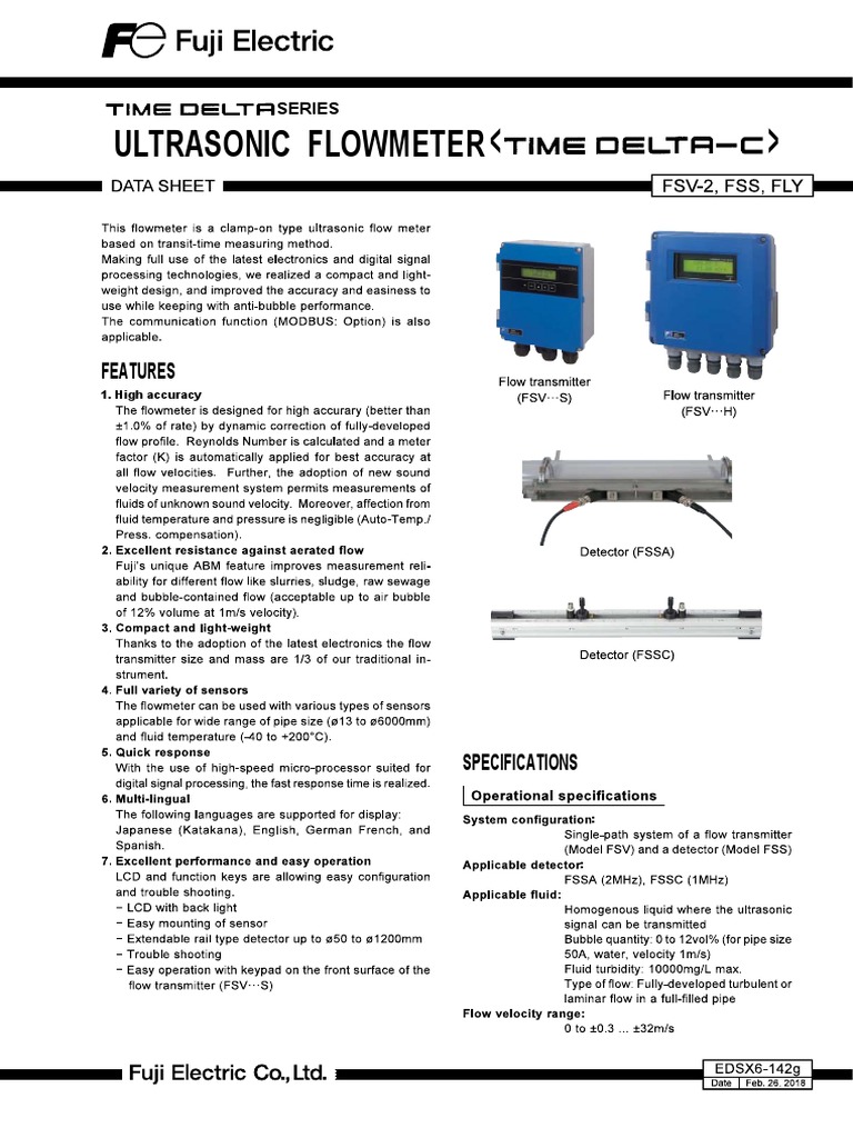 FUJI Flow Meter | PDF | Electrical Connector | Power Supply