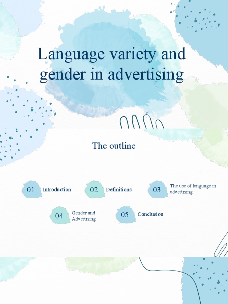 Language Variety and Gender in Advertising | PDF
