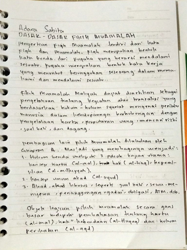 Adara Dasardasarfikihmuamalah | PDF