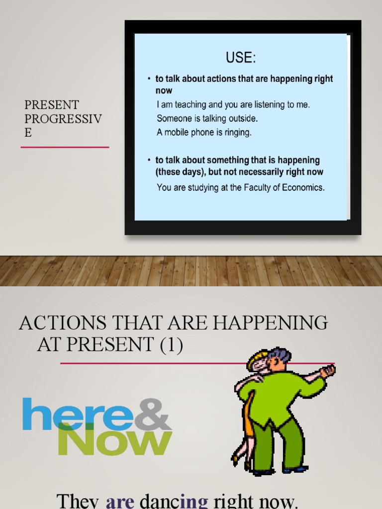 Present Progressive | PDF | Linguistics | Grammar