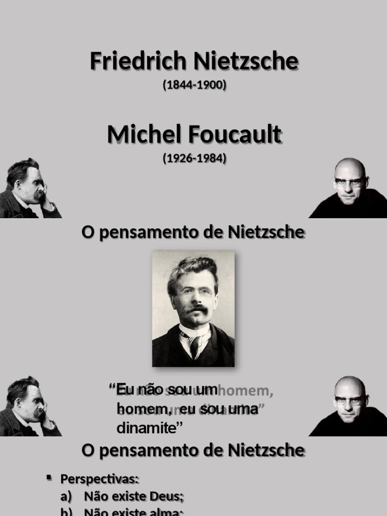 Nietzsche e Foucault.pptx | PDF | Michel Foucault | Friedrich Nietzsche