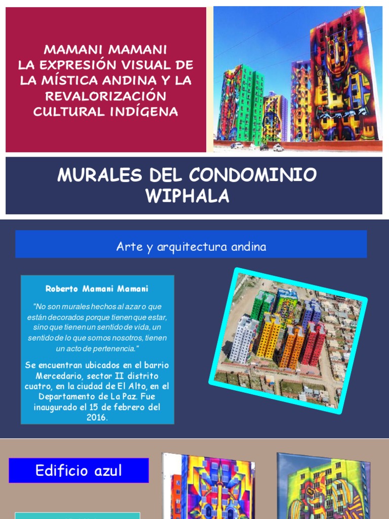 Representación de la mística andina a través de los murales del Condominio Wiphala | PDF