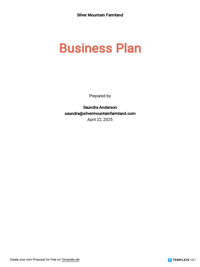 Vegetable Farming Business Plan Template | PDF | Equity (Finance ...