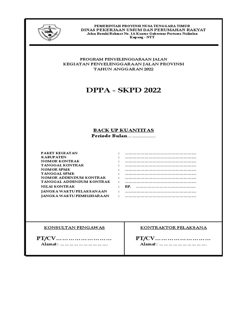 Back Up Data (Data Pendukung) | PDF