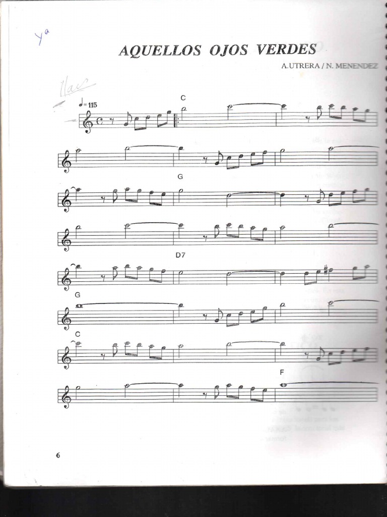 Aquellos Ojos Verdes 1 | PDF