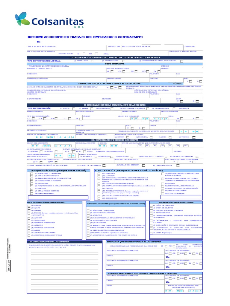 Formato FURAT | PDF | Quemar | Herida
