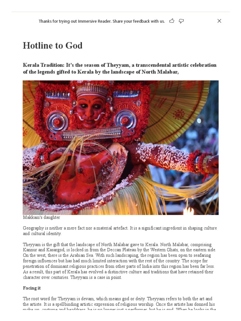 Hotline To God | PDF | Kerala | God