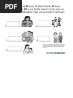 worksheet-GRADE 1 - Miyembro NG Pamilya - AP | PDF