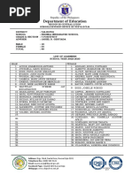 Class List 2025 | PDF