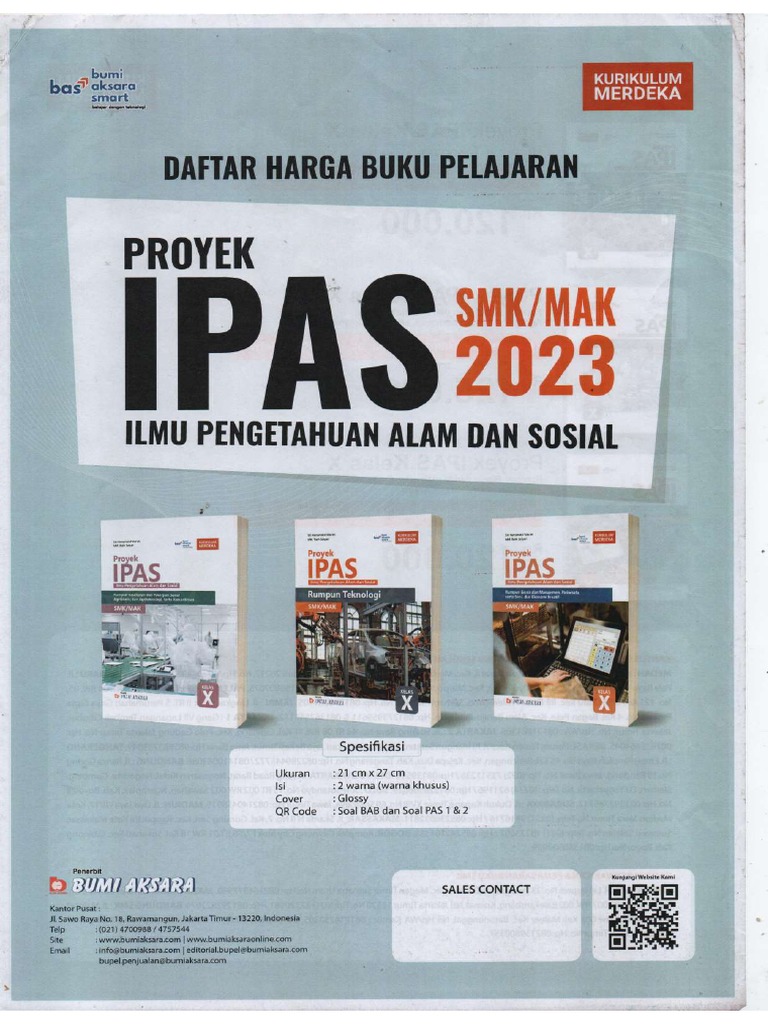 Katalog Proyek Ipas SMK | PDF