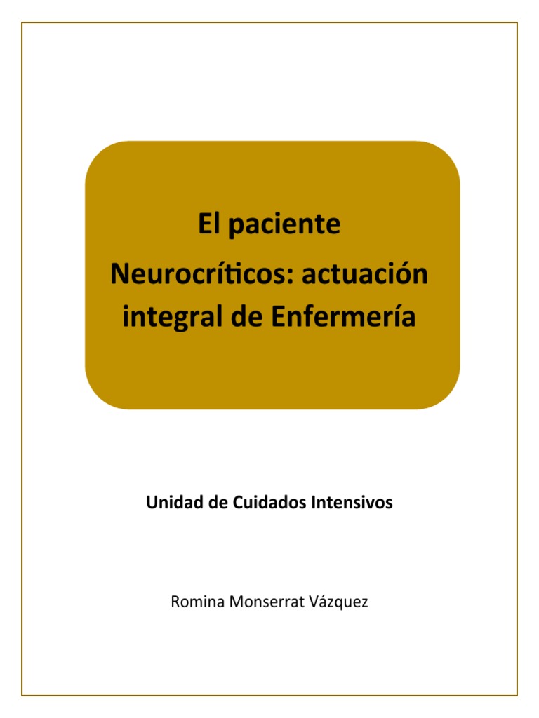 Neurointensivismo. RMV. | PDF | Medicina de Cuidados Intensivos | Carrera