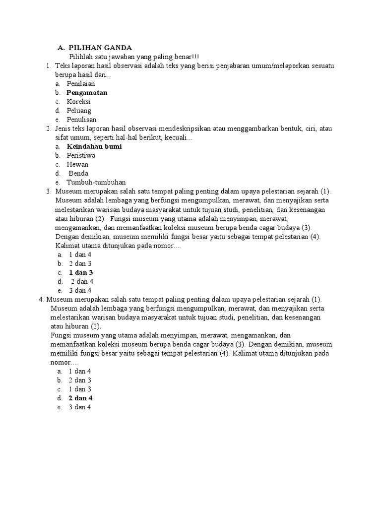 Soal B.indonesia Kls X Pts | PDF | Kajian Bahasa Asing