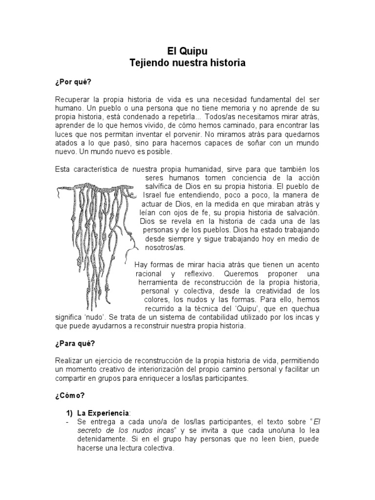 El Quipu | PDF | Imperio Inca
