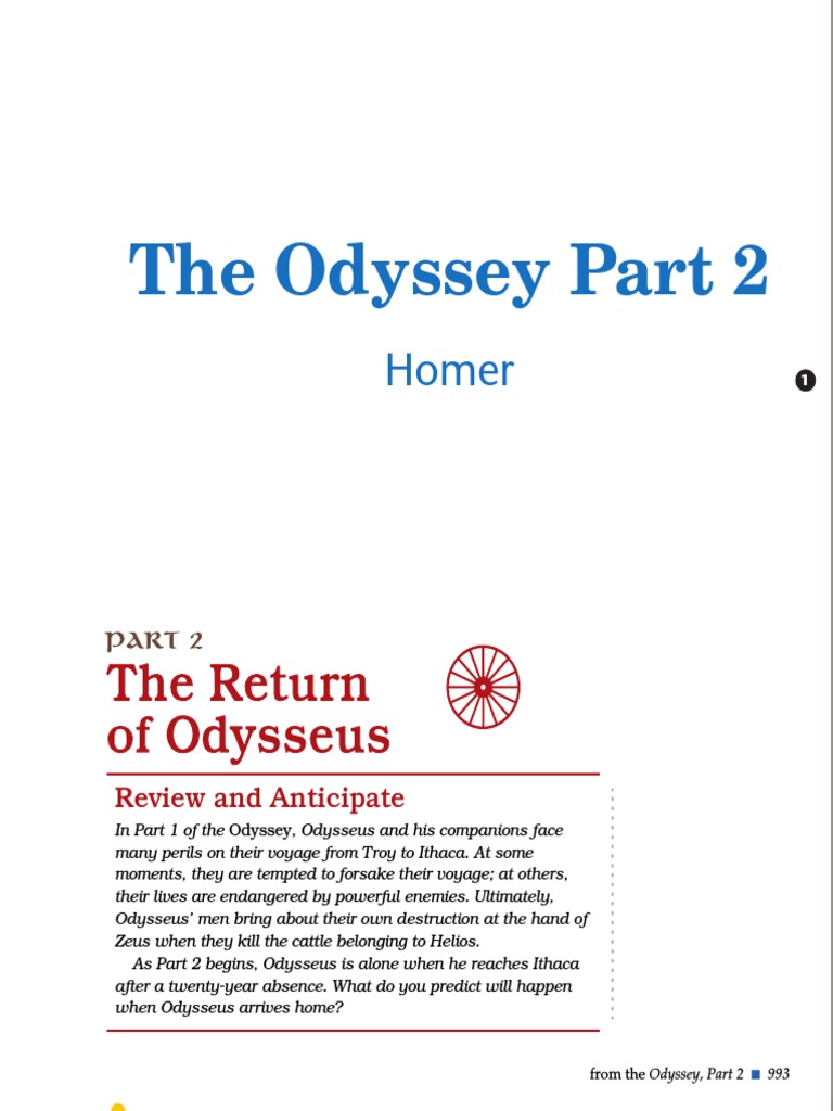 The Odyssey Part 2 PDF | PDF
