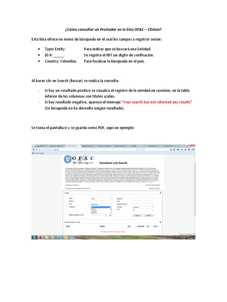 Consultar en OFAC | PDF