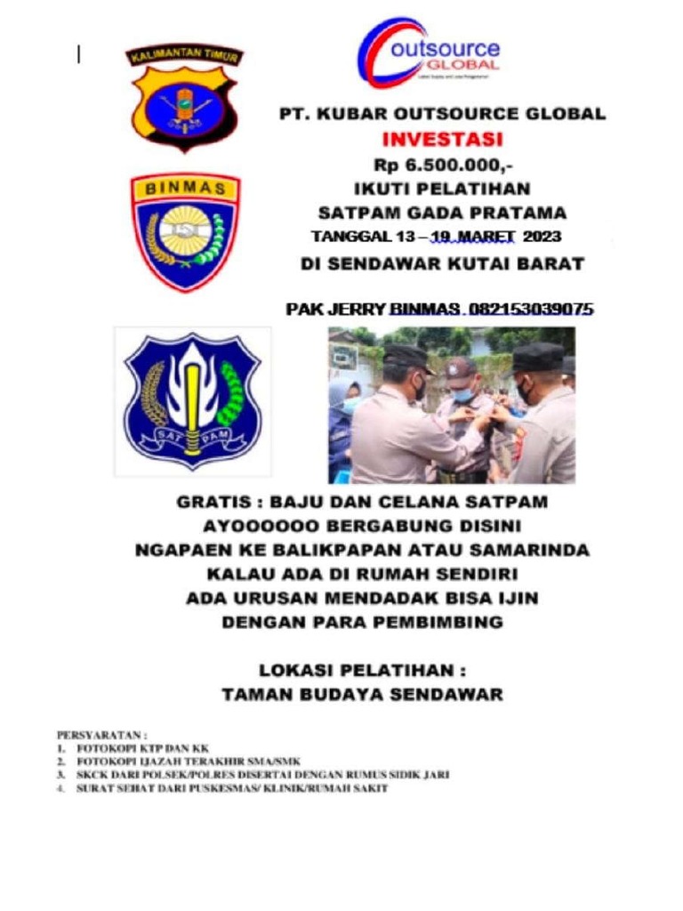 Surat Permohonan Diksar Gada Pratama PDF | PDF