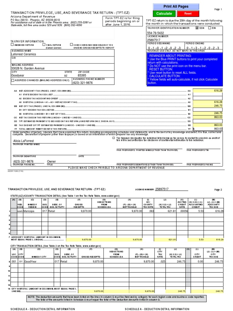 FORMS TPT 2018 11263-f 0110 PDF | PDF | Tax Deduction | Taxpayer