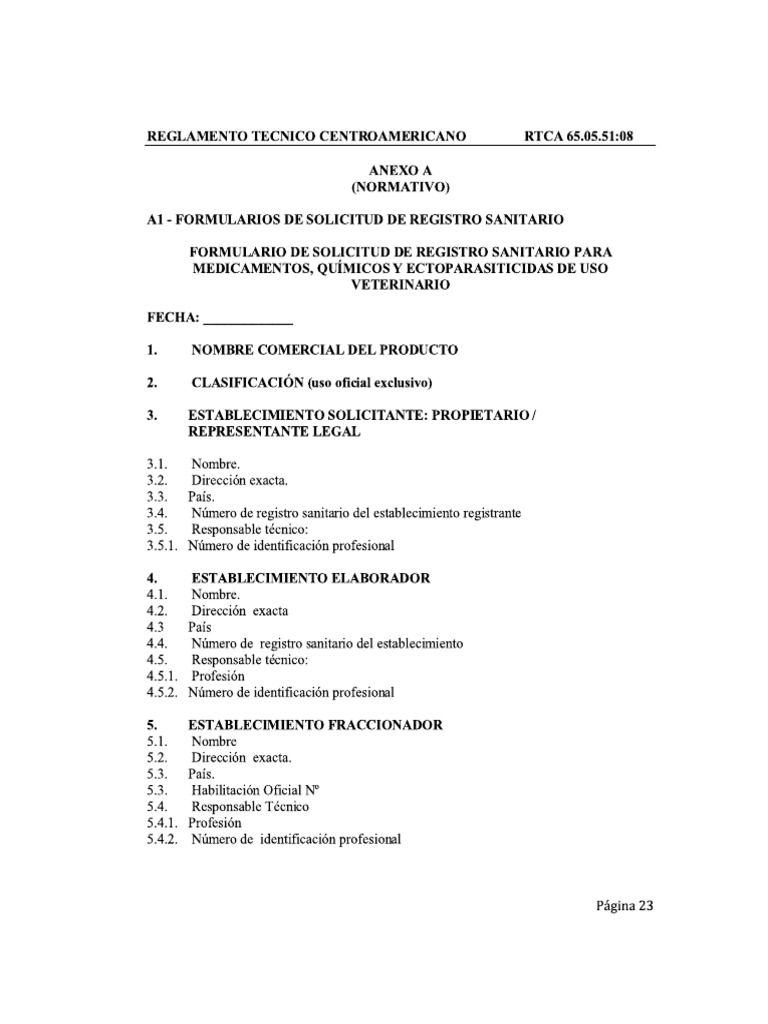 Formulario A1 Medicamentos PDF | PDF